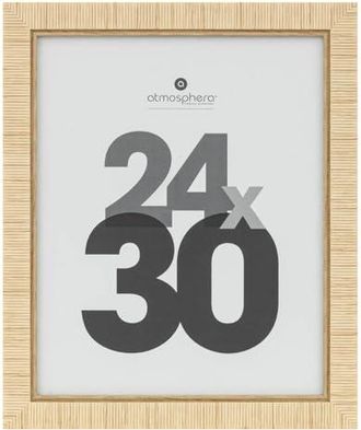Atmosphera Atmosphera - Cadre photo th&eacute;a beige 24x30cm
