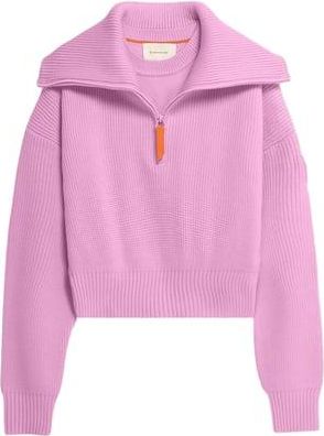 Gertrude Pull court oversize en coton m&eacute;lang&eacute;