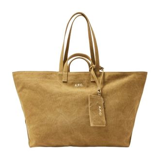 A.P.C. A.p.c. - Le Drummer Toile Bag - unisex - Sacs - Beige - Taille: ONE Size