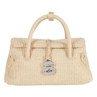 Zanellato Femme, Sacs, Brun, Taille: ONE Size Dotta Small Wicker
