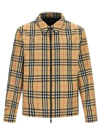 Burberry Mens Black Polyamide Shell Jacket Clothing