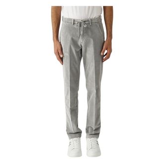 BRIGLIA 1949 Homme, Pantalons, Gris, Taille: 2XL Straight Pantalons