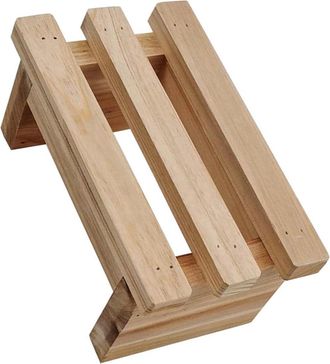 BESPORTBLE Alltagstauglicher Holzhocker Kinderhocker aus Langlebigem Holz mit Rutschfesten Kanten Kleiner Fu&szlig;hocker f&uuml;r Wohnzimmer und Badezimmer