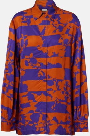 Dries Van Noten Bedrucktes Hemd aus Satin