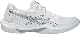 Asics Femme Gel-Rocket 12 Sneaker, White Pure Silver, 40.5 EU