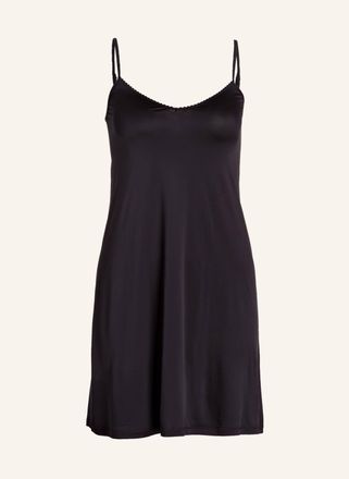 Hanro Nachthemd Satin Deluxe Aus Satin schwarz