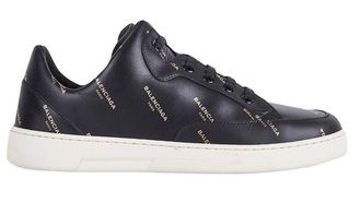 Balenciaga Black Logo Base Sneaker Size 37