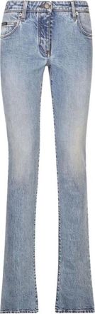 Dolce & Gabbana Femme, Jeans, Bleu, Taille: 38 FR Jean Bootcut Slim Fit Longueur Cheville