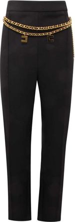 Elisabetta Franchi Femme, Pantalons, Noir, Taille: 44 FR Pat3546E2 Pantalons