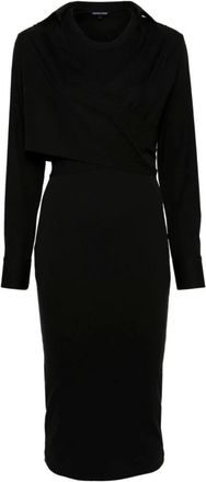 Veronica Beard Femme, Robes, Noir, Taille: 40 FR Midi Robes