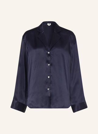 Arket Arket Hemdbluse Aus Seide blau