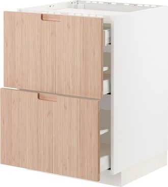IKEA METOD / MAXIMERA Unterschr.f Kochf/2 Fronten/3 Sch