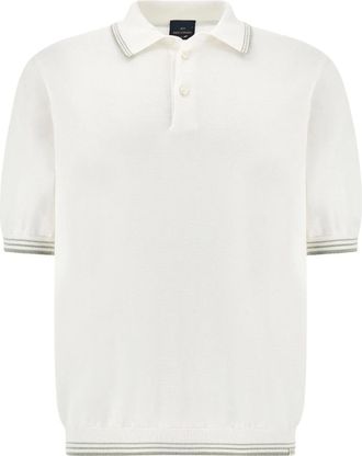 Paul & Shark Homme, Tops, Blanc, Taille: L Polo en coton Feather