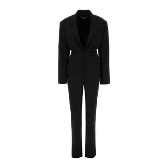 Stella McCartney Tuxedo Jumpsuit - - Jumpsuits & Playsuits - Damen - Schwarzk - XS