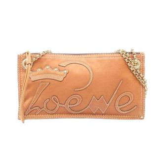 Loewe Pre-owned Lederschultertasche - - Pre-owned - Damen - Braun - ONE SIZE