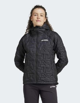 adidas Terrex Xperior Primaloft - Veste isolante ample à capuche - Noir