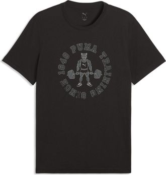 Puma Graphics Training T-Shirt Herren, Kleidung, Schwarz, 3XL