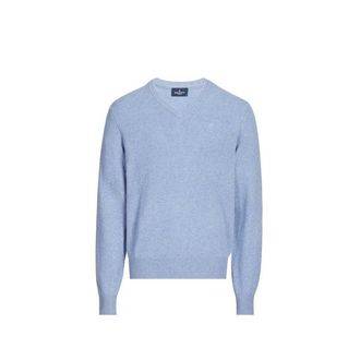 Hackett Pull droit col V en laine