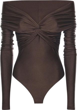 Andamane Femme, Tops, Brun, Taille: 38 FR Kendall Bodysuit