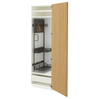 IKEA METOD / MAXIMERA Hochschrank mit Putzschrankeinr