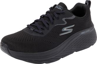 Skechers Damen MAX Cushioning Elite 2.0 Levitate, Black Textile/Black Trim, 35.5 EU