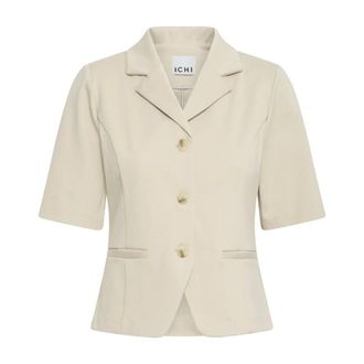 Ichi Ichi, Femme, Vestes, Beige, Taille: 38 FR Ihkate Veste Blazer Oversize