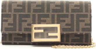 Fendi sac à bandoulière Zucca Continental Canvas (2018-2025) - Marron