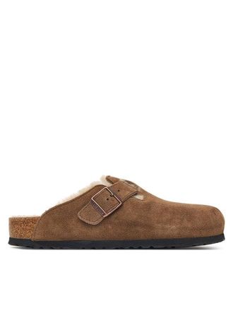 Birkenstock Pantoletten Boston Shearling 1032440 Braun