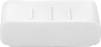 Kleine Wolke 5066100853 Seifenschale Cubic, Accessoires, wei&szlig;, Ma&szlig;e ca. 8,5 x 11,1 x 2,9 cm