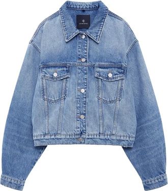 Anine Bing Femme, Blouses et Chemises, Bleu, Taille: 36 FR Chemise en jean