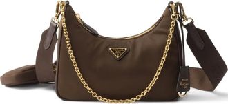 Prada petit sac porté épaule Re-Edition - Marron