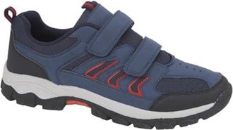 Urban Jacks Baskets de randonnée larges et respirantes à lacets et col rembourré pour homme, Bracelet bleu marine, 45.5 EU