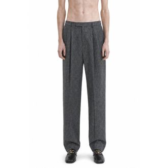 Valentino Boutonn&eacute; Wool Trousers