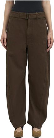 Christophe Lemaire Femme, Pantalons, Brun, Taille: 34 FR Twisted Belted Pants