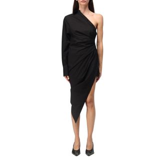 Alexander Wang Schwarzes Popeline-Hemd Kleid - - Dresses - Damen - Schwarzk - M