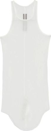 Rick Owens Femme, Tops, Blanc, Taille: 38 FR Basic Rib Tank