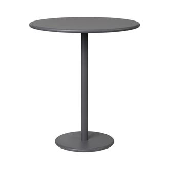Blomus Beistelltisch -STAY- | Gartentisch aus Aluminium | Farbe Warm Gray | &Oslash; 40 x 45H cm | Outdoor Tisch mit sanft abgerundeten Kanten