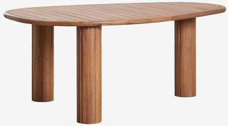 Sklum Sklum - Ovaler Esstisch aus Akazienholz Ginara &x2194&xFE0E 190 cm Akazie Braun