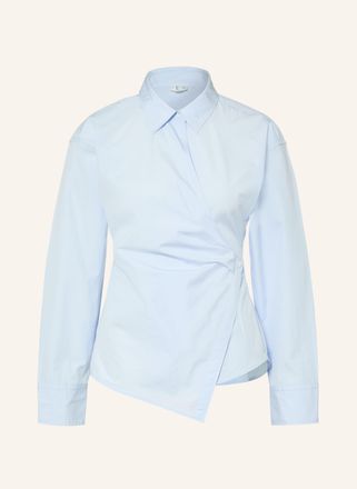 Arket Arket Hemdbluse In Wickeloptik blau