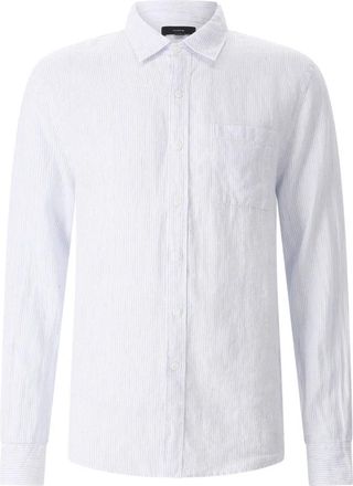 Vince Homme, Chemises, Bleu, Taille: XL Chemise en lin coupe classique