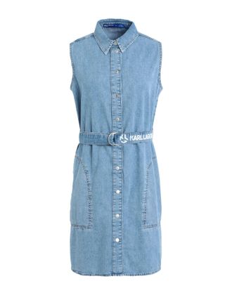 Karl Lagerfeld KLJ SLVLESS BELTED DENIM DRESS