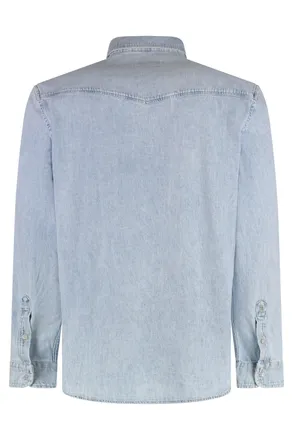 Dondup Denim Cotton Shirt - Blue