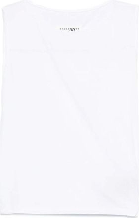 Maison Margiela Femme, Tops, Blanc, Taille: 38 FR Hauts sans manches