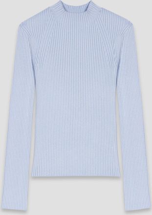Maje Rippstrick-top - Blau - Gr&ouml;&szlig;e 36 - Maje
