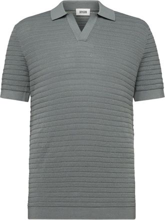 Drykorn Sommerliches Strick-Poloshirt mit Variokragen in