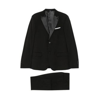 Daniele Alessandrini Giacca Petti Lancia - - Suits - Herren - Schwarzk - XL