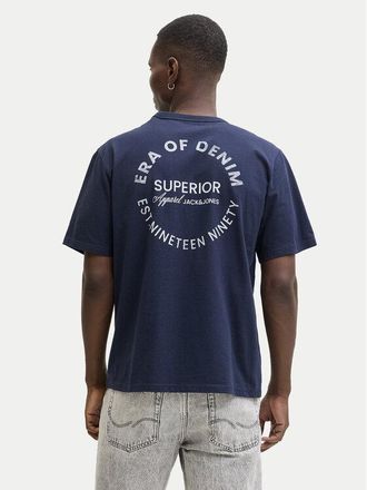 Jack & Jones Jack & Jones T-Shirt Edover 12288005 Dunkelblau Regular Fit