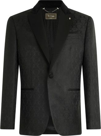 Billionaire Boys Club Homme, Vestes, Noir, Taille: 3XL Jacquard Brocade Blazer