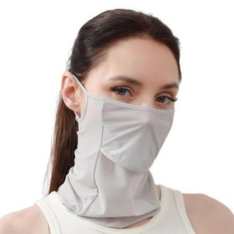 Generico Couverture de visage de protection solaire, couverture de cou de soleil,COUVERCLES DE CYCLING | Fournitures de verrouillage UV &agrave; bloc chaud pratiques 