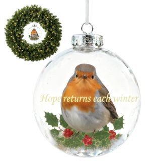 Generico Weihnachtskugeln zur Dekoration, Kolibri-Dekoration, Vogeldekoration für Weihnachten, für den Tisch, Haus, Fenster, Küche, Wohnzimmer, Schlafzimmer un